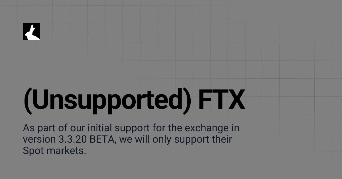 (Unsupported) FTX | Trade Platform
