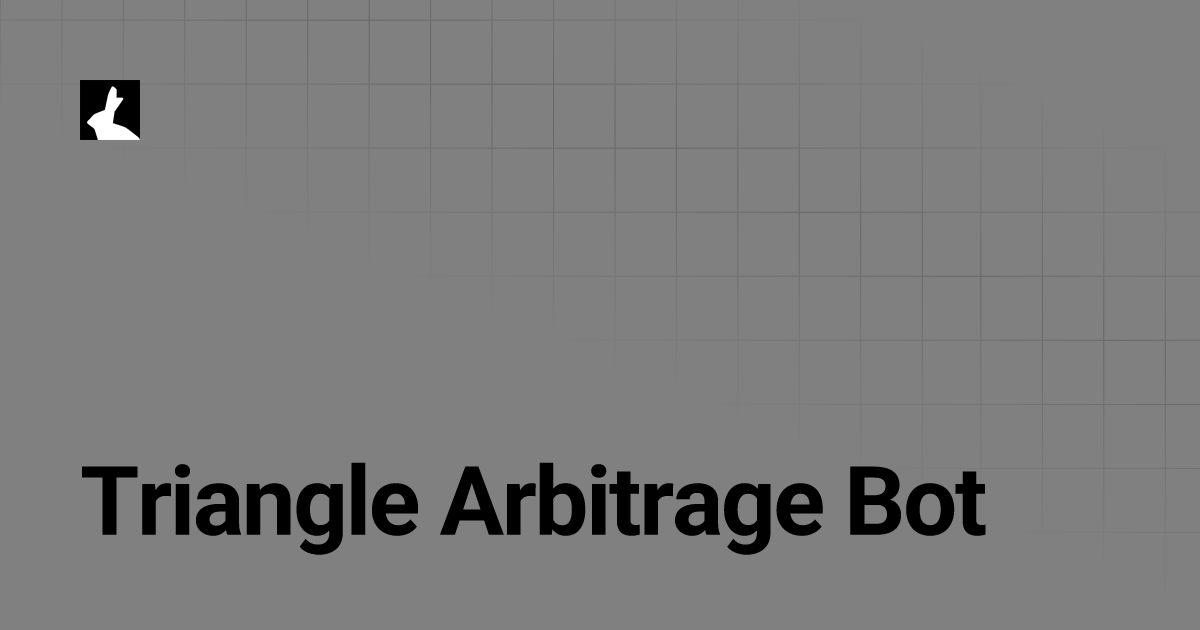 Triangle Arbitrage Bot | Trade Platform